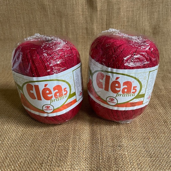 Other | Crochet Yarn Clea 5 Circulo 10 Mercerized Cotton Thread X2 ...
